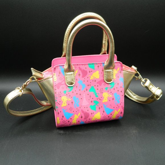Disney | Bags | Disney Parks Princess Crossbody With Handles Pink And ...